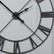 Extra Large 110cm Black Skeleton Metal Wall Clock