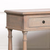Wooden Breakfront Console Table With Storage Rustic Style